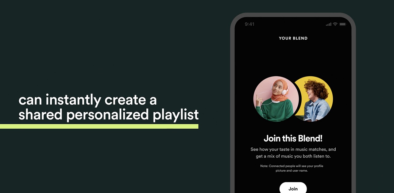 What happens when you leave a blend on Spotify?