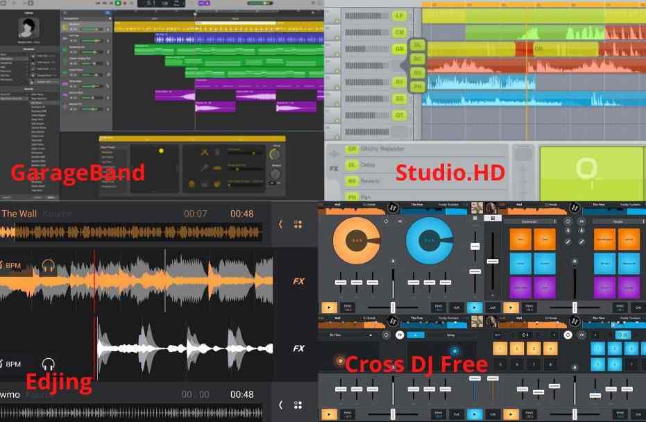 What app puts two songs together?